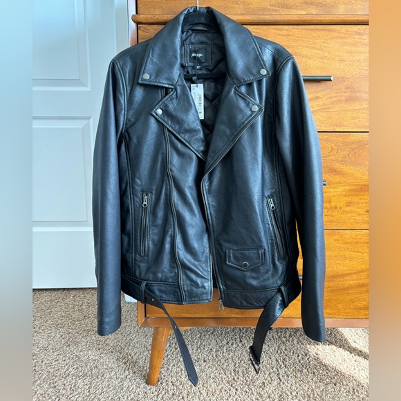 Nasty Gal | Jackets & Coats | Oversized Boyfriend Leather Jacket | Poshmark